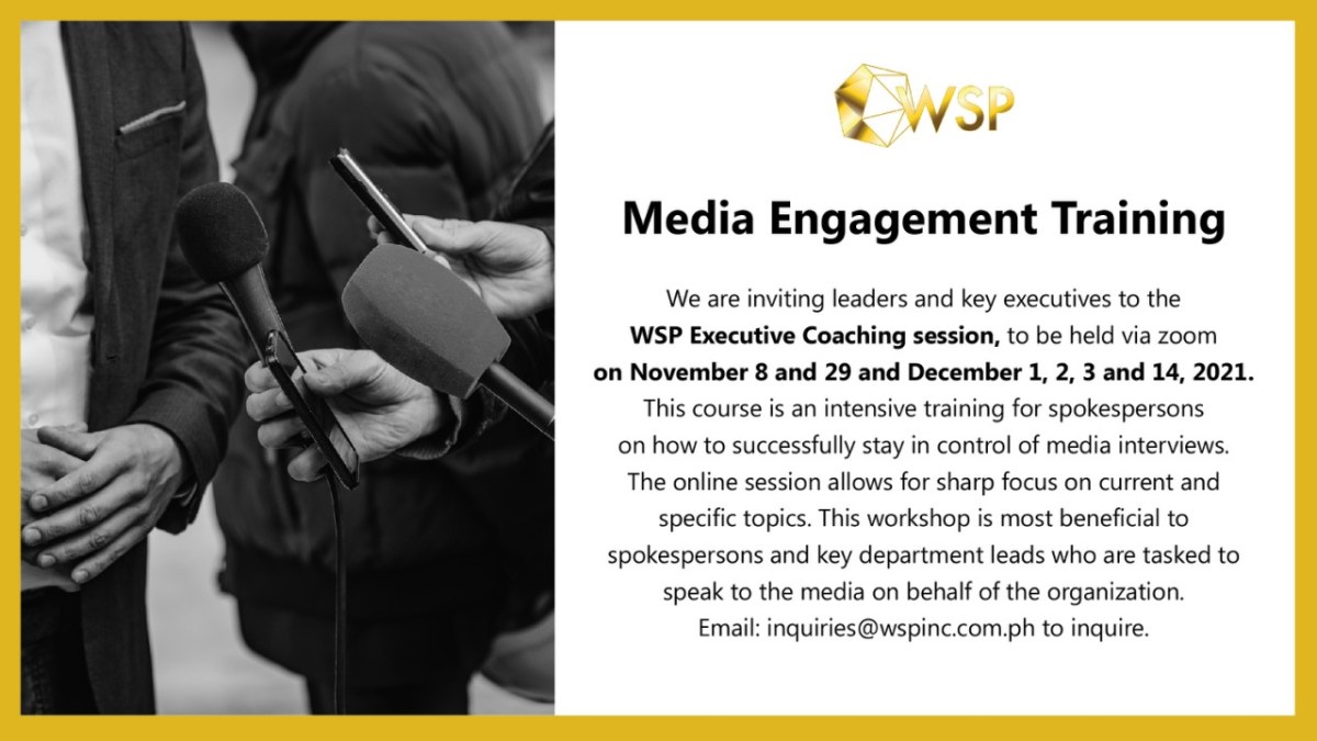 WSP opens media engagement training